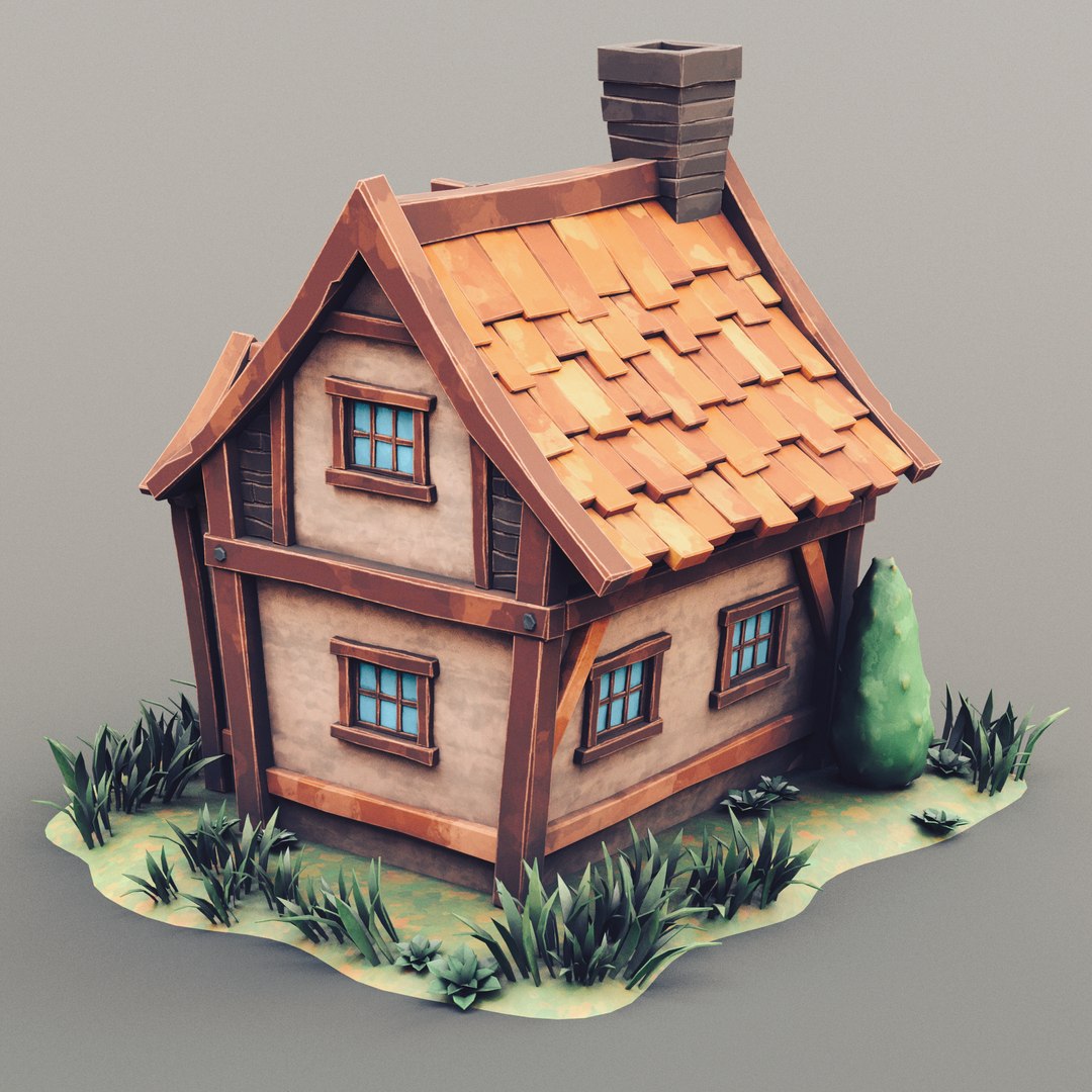 3D Small Cottage 04 Model - TurboSquid 2128315