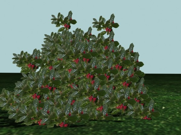 3D модель Custom Bush 01 - TurboSquid 343138