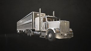 Low Poly Semi Trailer 3D Real-Time Models For Download | TurboSquid