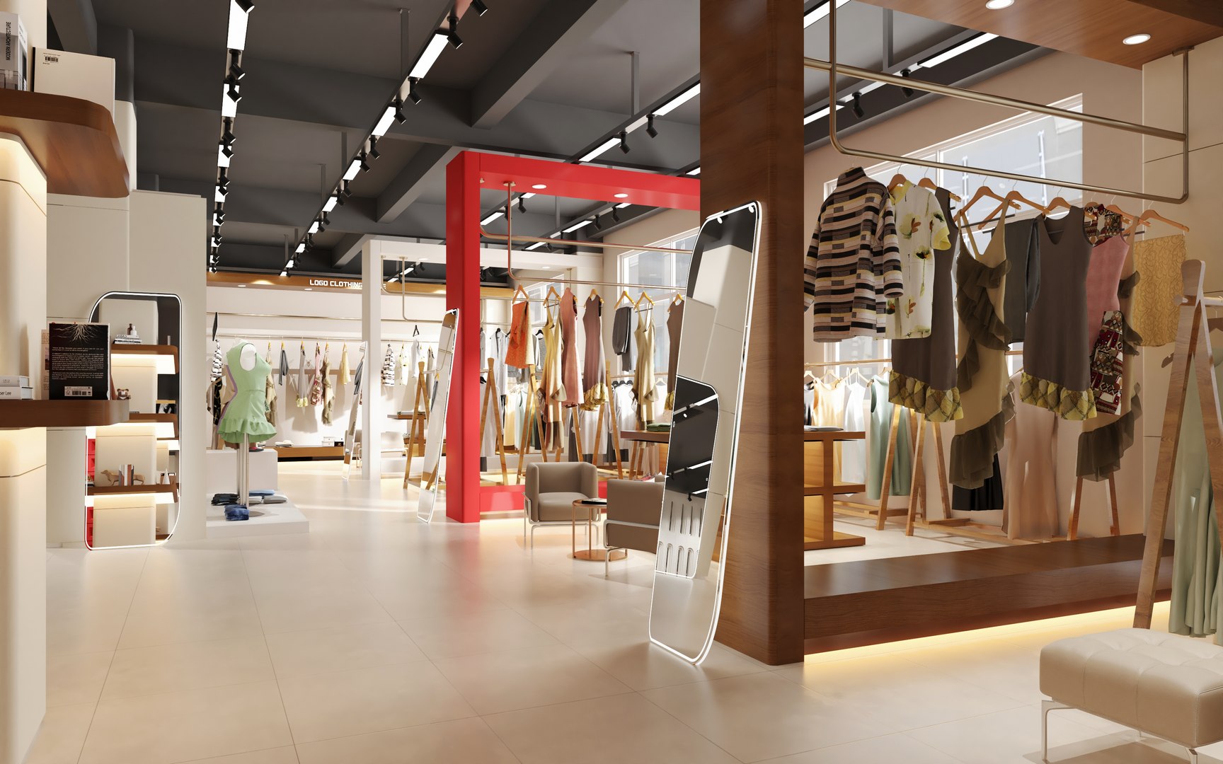 Clothing Store Model - TurboSquid 2536182