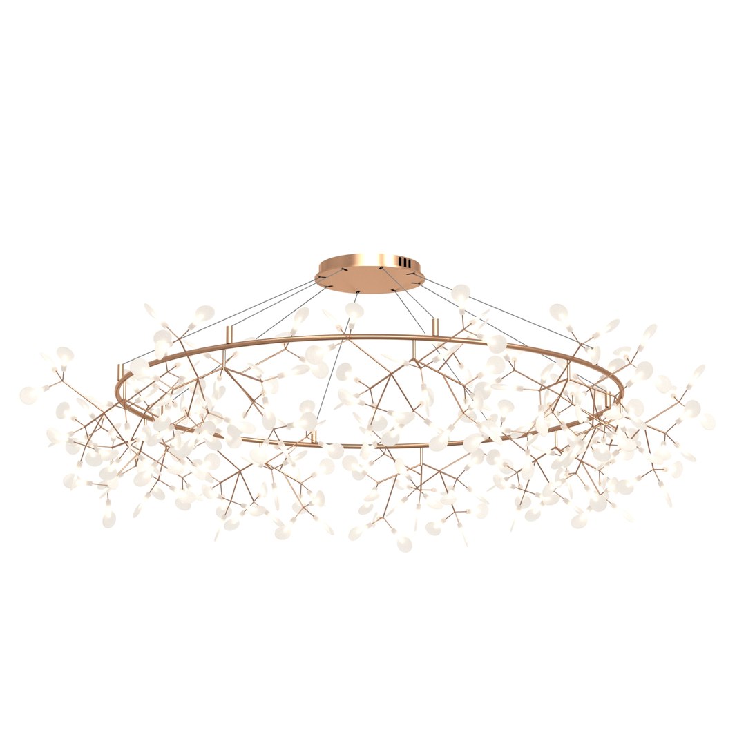 3D Nordic Modern Branch Chandelier Firefly Lamp Round Indoor LED ...