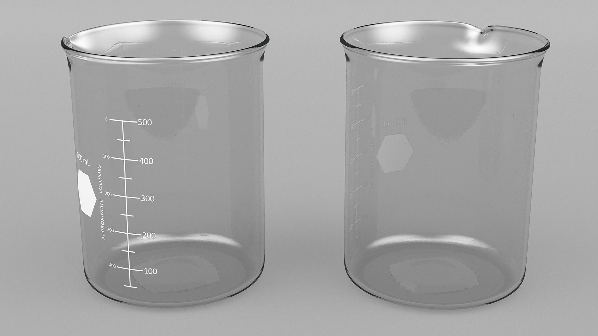 3D Heavy Duty Glass Beaker Model - TurboSquid 2206558