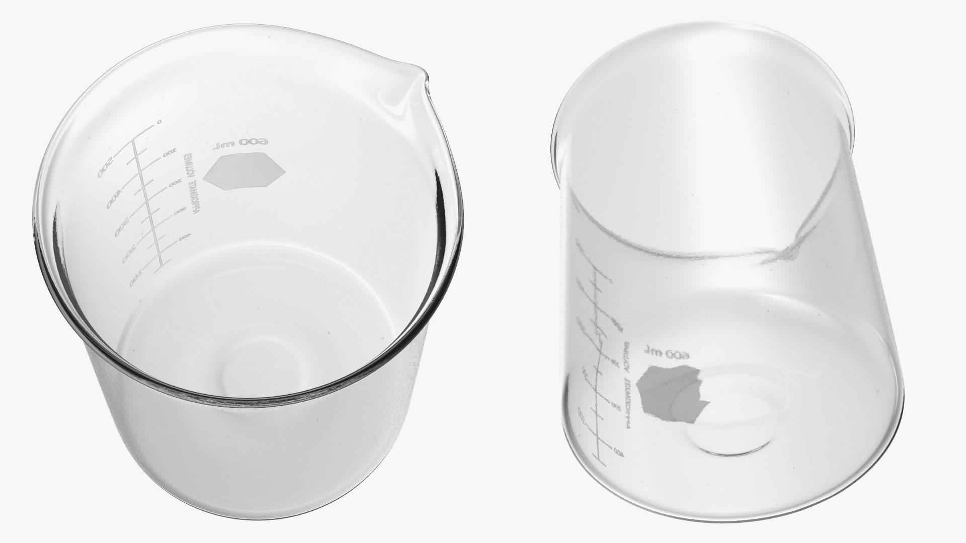 3D Heavy Duty Glass Beaker Model - TurboSquid 2206558