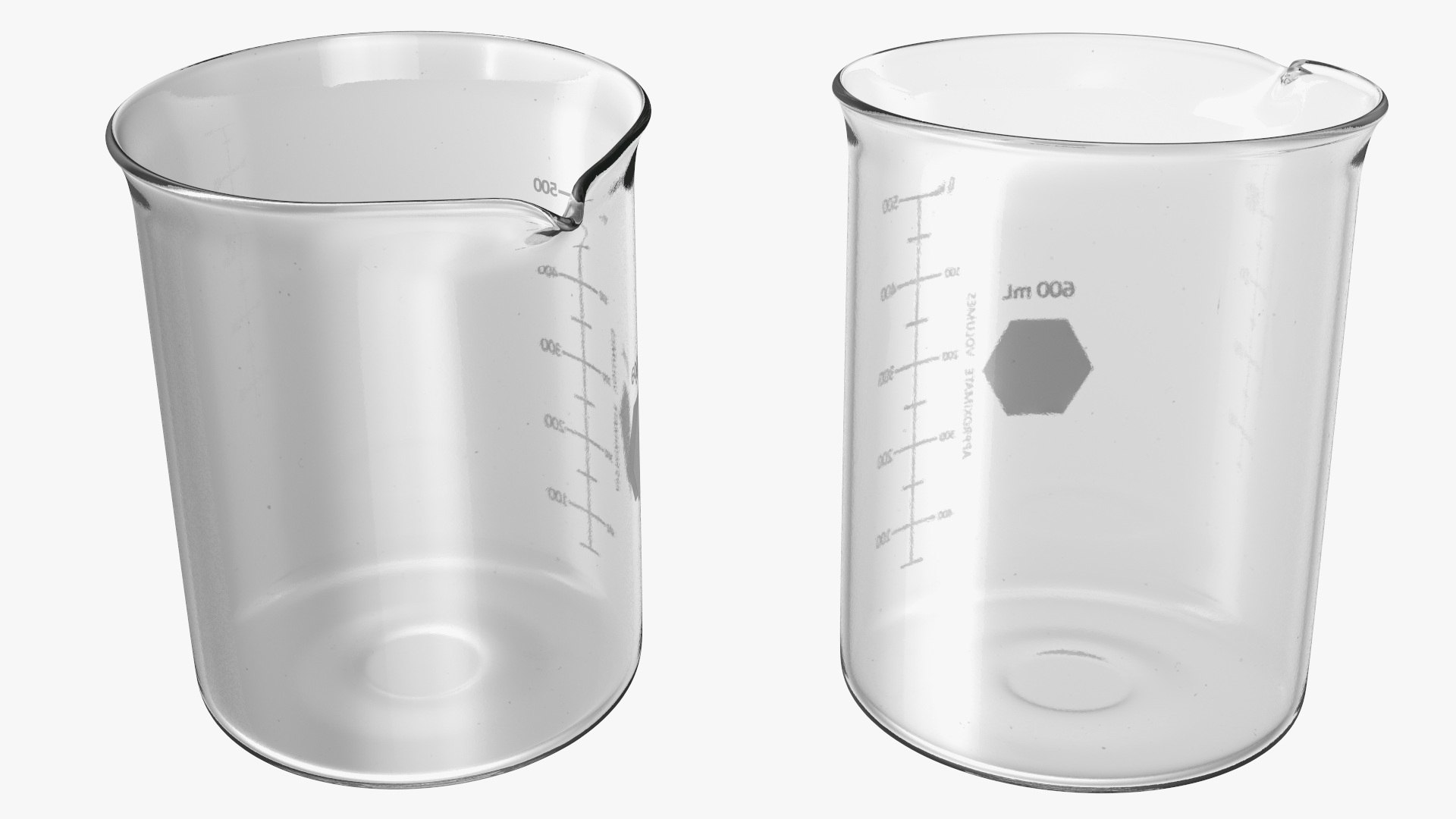 3D Heavy Duty Glass Beaker Model - TurboSquid 2206558
