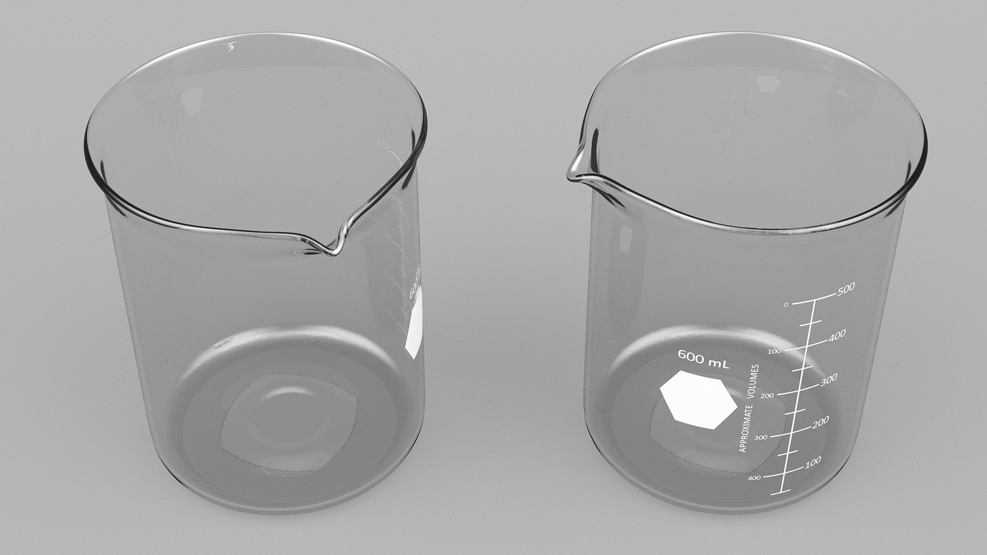 3D Heavy Duty Glass Beaker Model - TurboSquid 2206558
