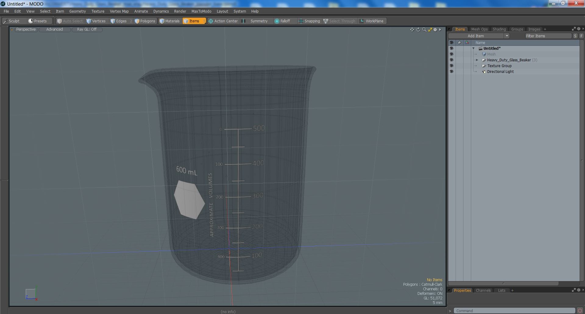 3D Heavy Duty Glass Beaker Model - TurboSquid 2206558