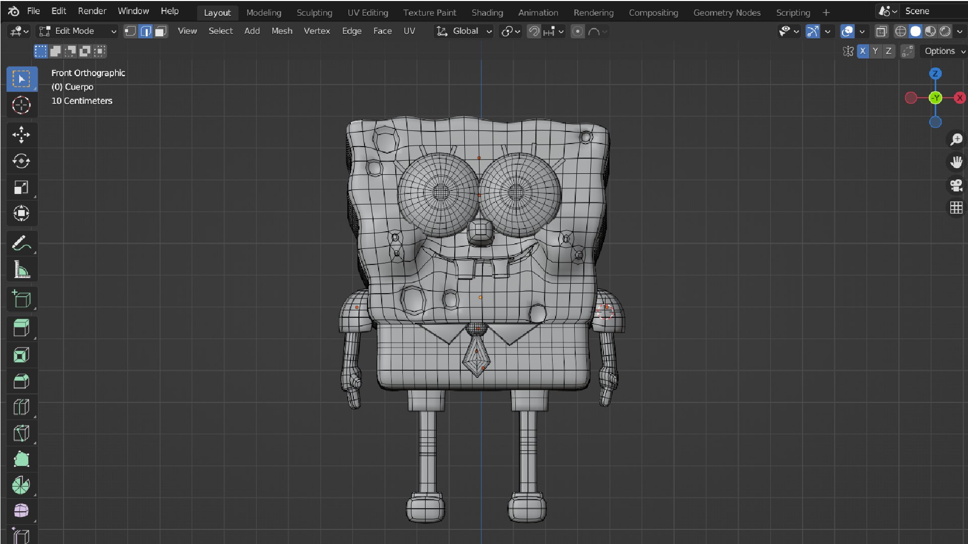 Spongebob Squarepants - Bob Esponja 3D Model - TurboSquid 1933357