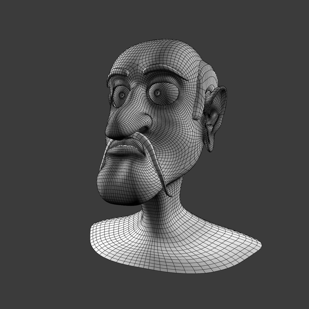 Head Cartoon Toon 3d Max