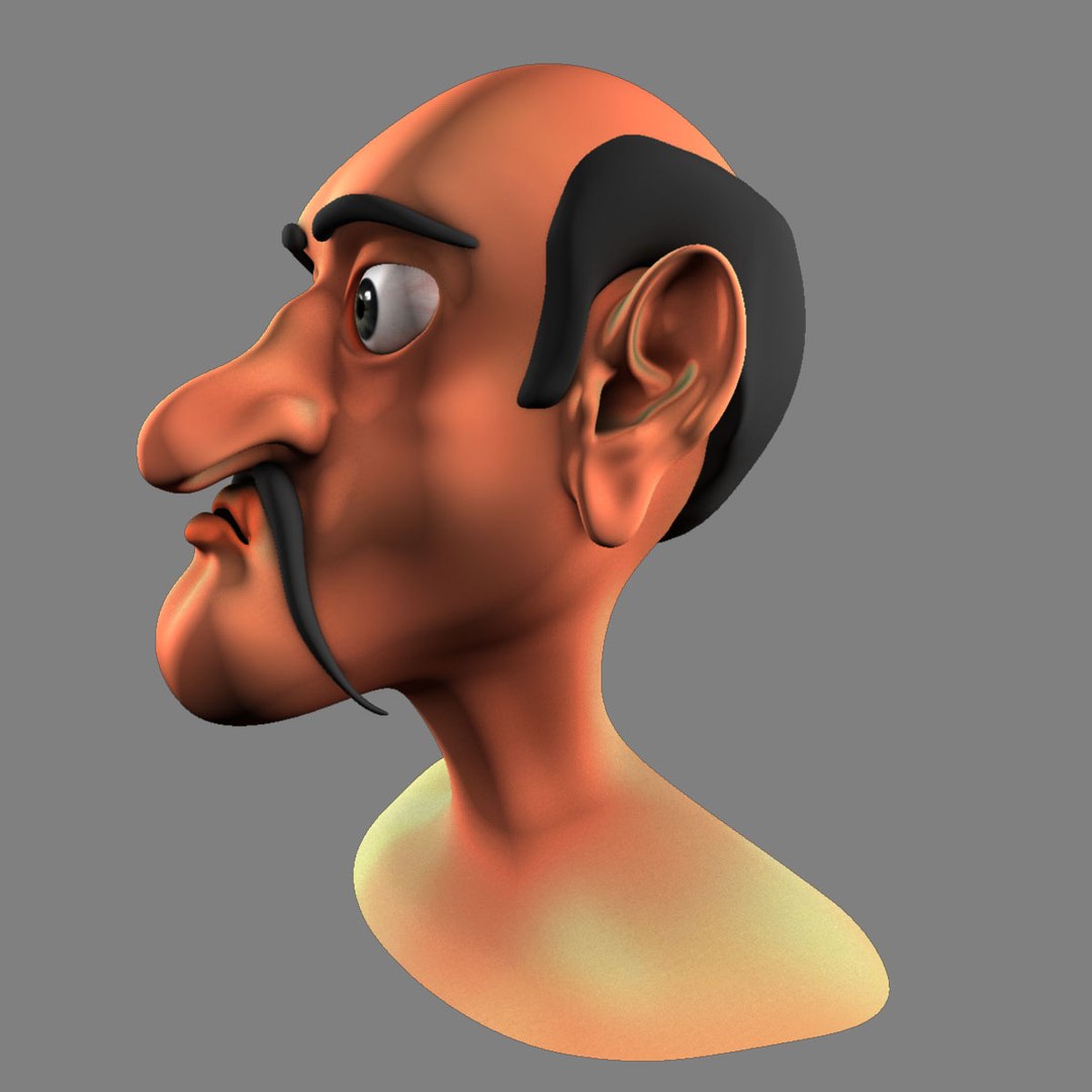 Head Cartoon Toon 3d Max