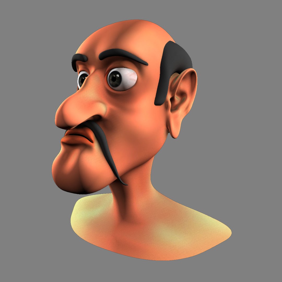 Head Cartoon Toon 3d Max