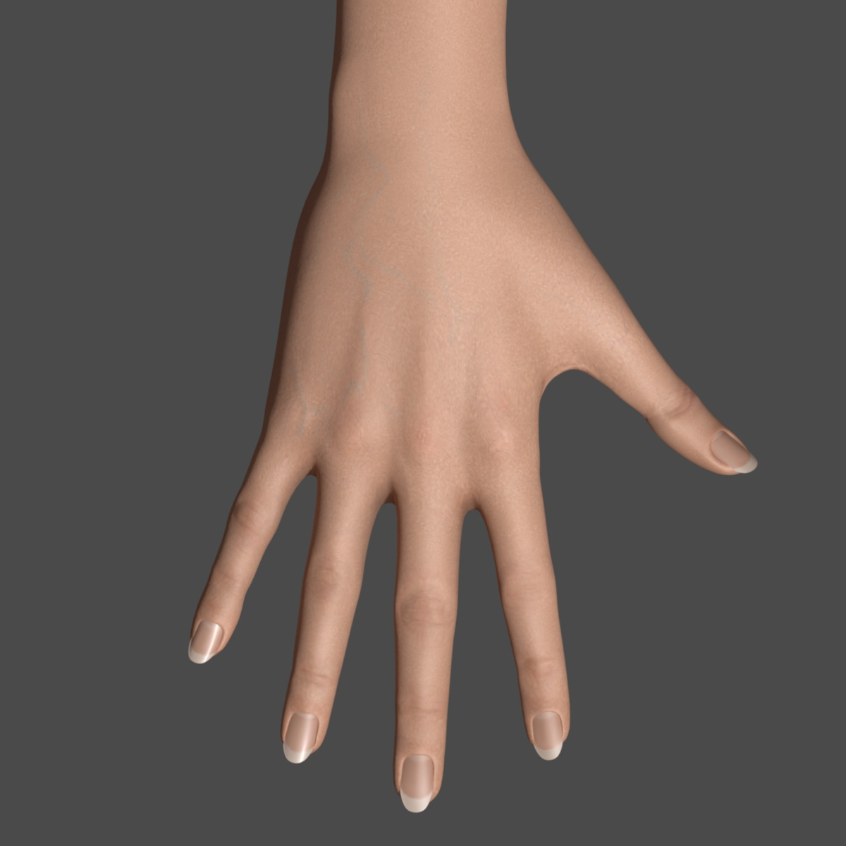 hand arm female pose c4d