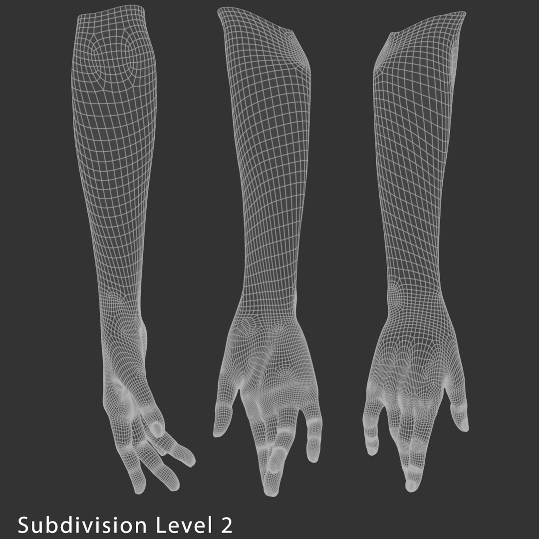 Hand Arm Female Pose C4d