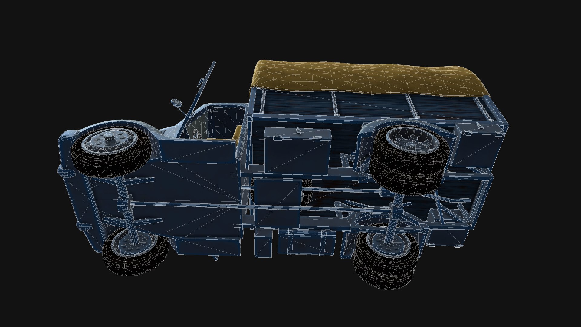 Stylized Opel Blitz 3D model - TurboSquid 2090574