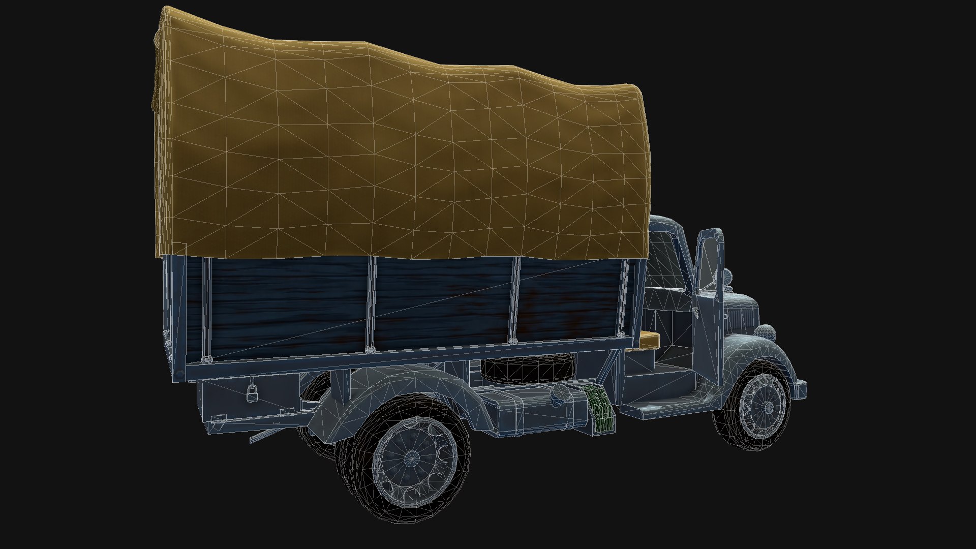 Stylized Opel Blitz 3D Model - TurboSquid 2090574