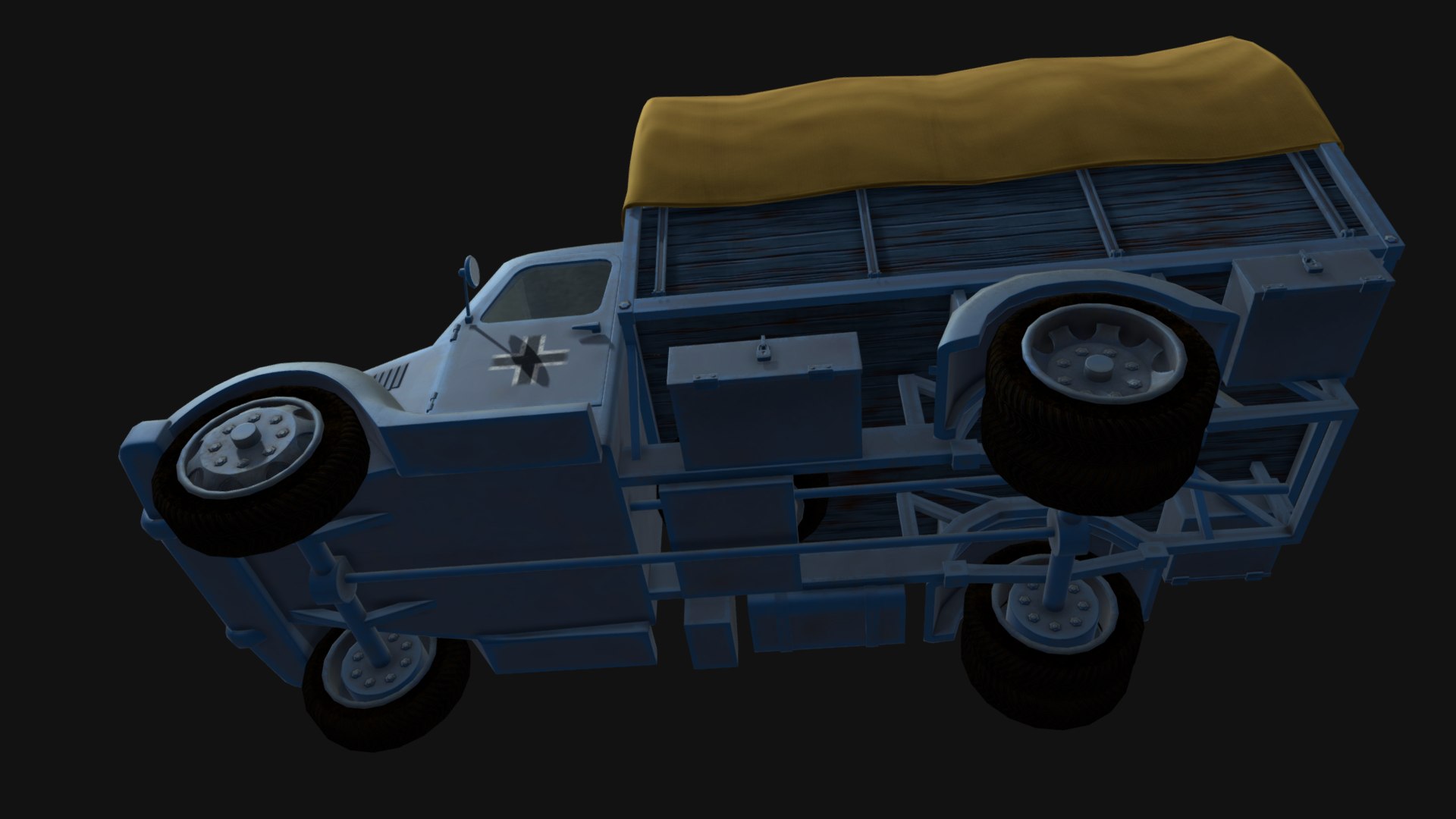 Stylized Opel Blitz 3D model - TurboSquid 2090574