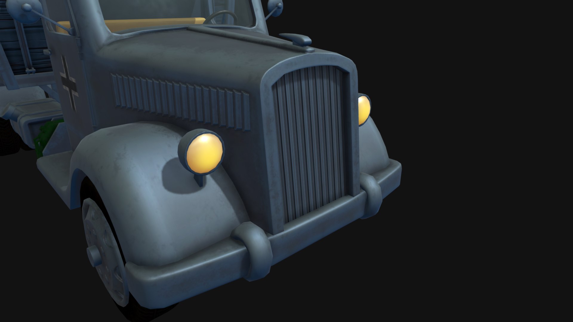 Stylized Opel Blitz 3D Model - TurboSquid 2090574