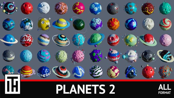 Cartoon Planet 3D Models for Download | TurboSquid