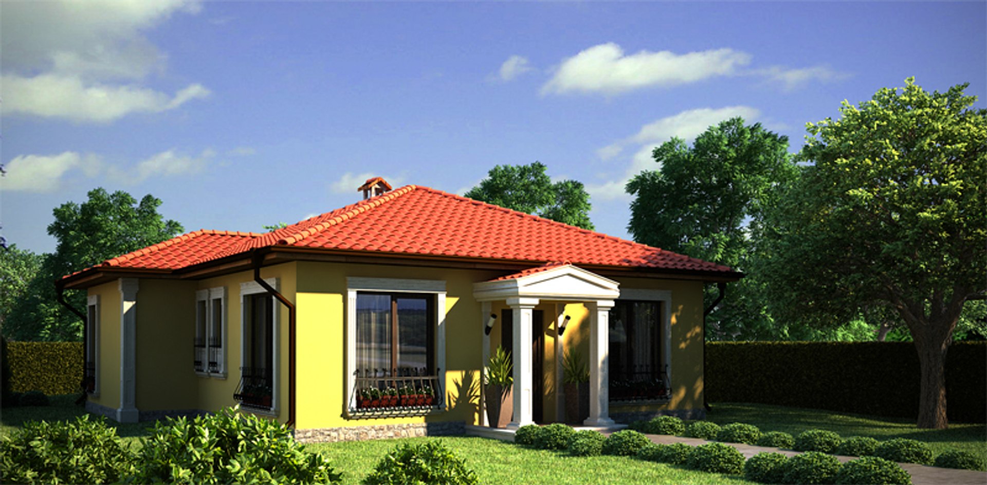 3d House Roof Model