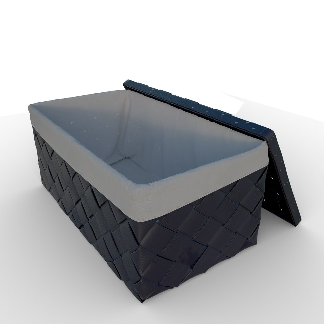 3D Wicker Box Model - TurboSquid 1283010