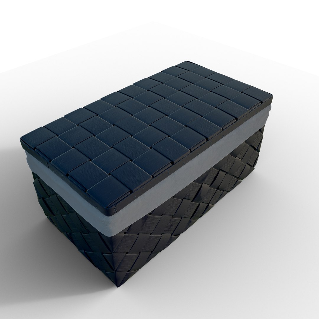 3D Wicker Box Model - TurboSquid 1283010