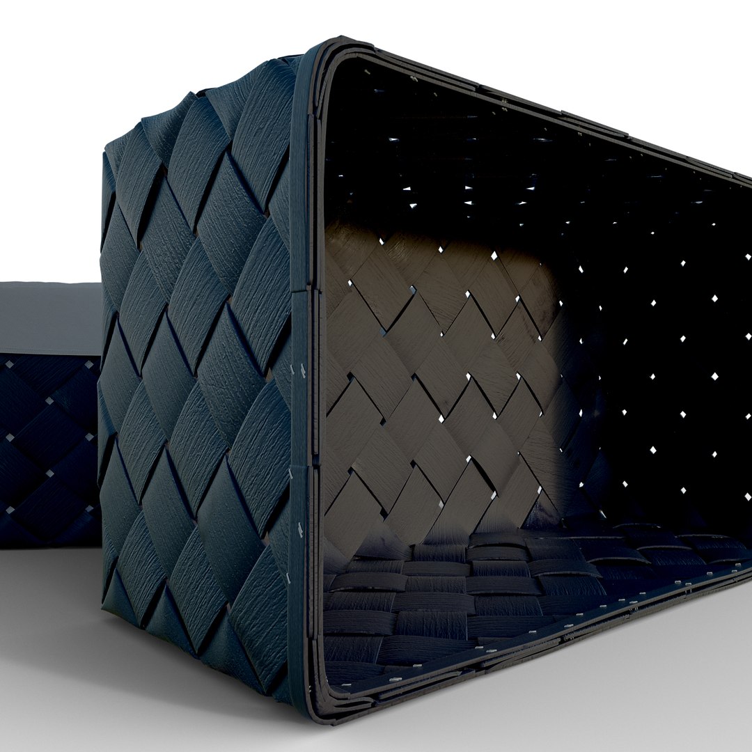 3D Wicker Box Model - TurboSquid 1283010