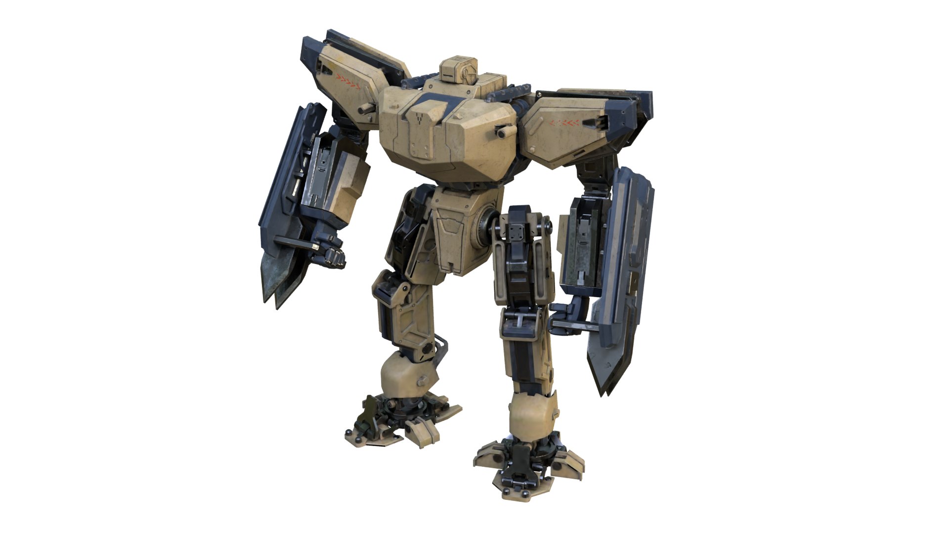 3D Robotic Mech Model - TurboSquid 2035802