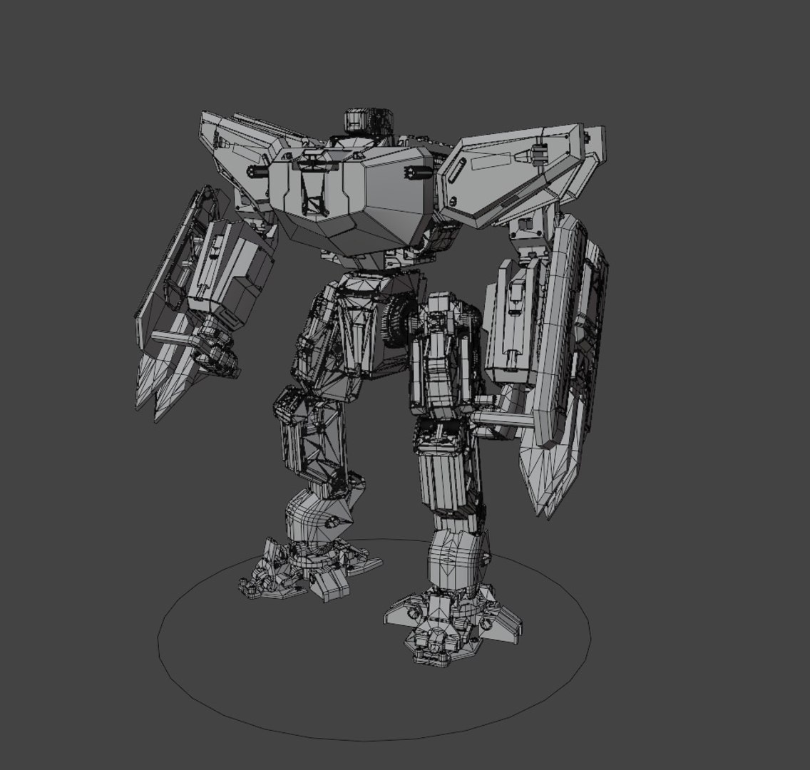 3D Robotic Mech Model - TurboSquid 2035802