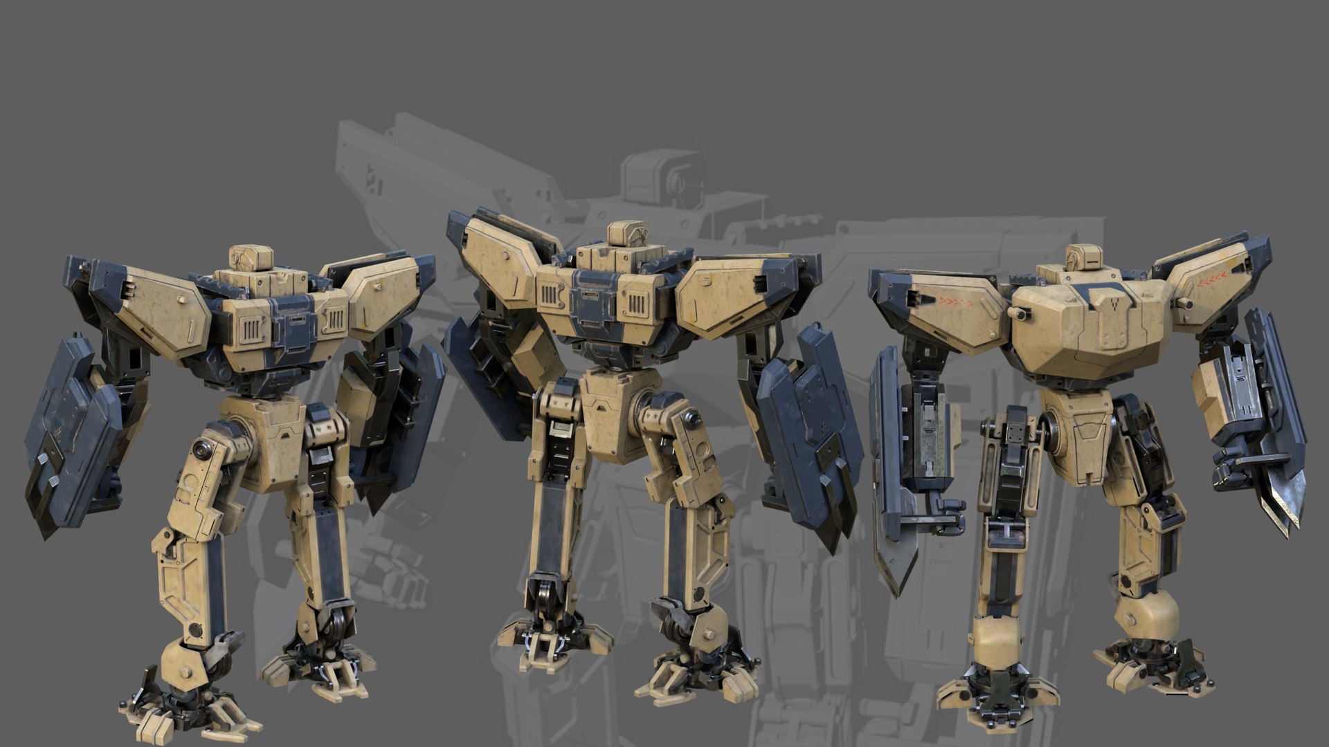 3D Robotic Mech Model - TurboSquid 2035802
