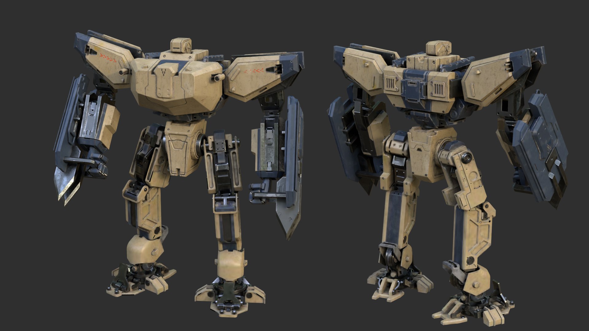 3D Robotic Mech Model - TurboSquid 2035802