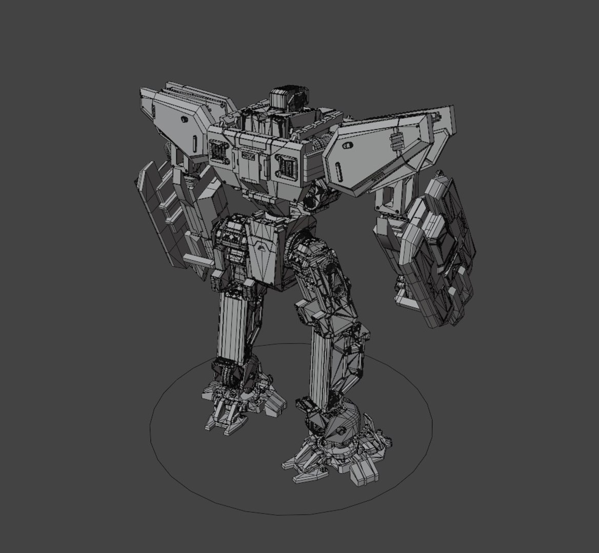 3D Robotic Mech Model - TurboSquid 2035802