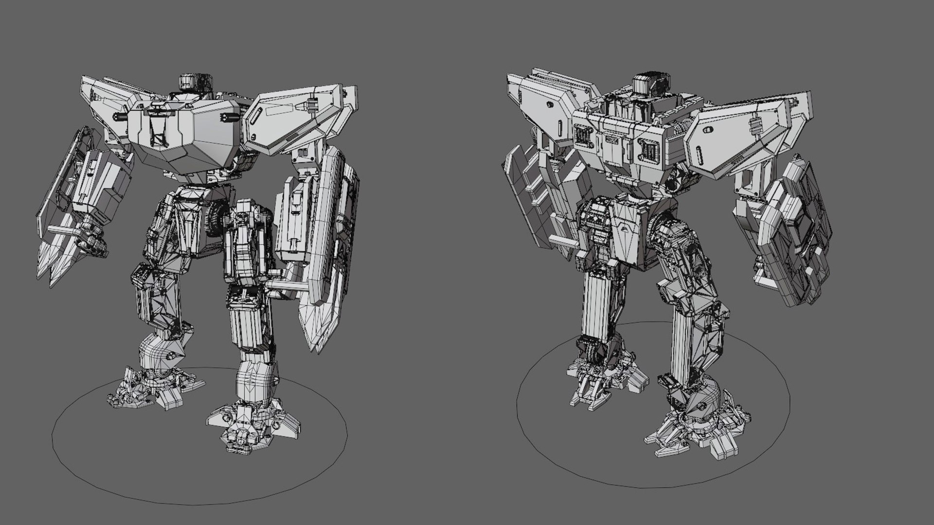 3D Robotic Mech Model - TurboSquid 2035802