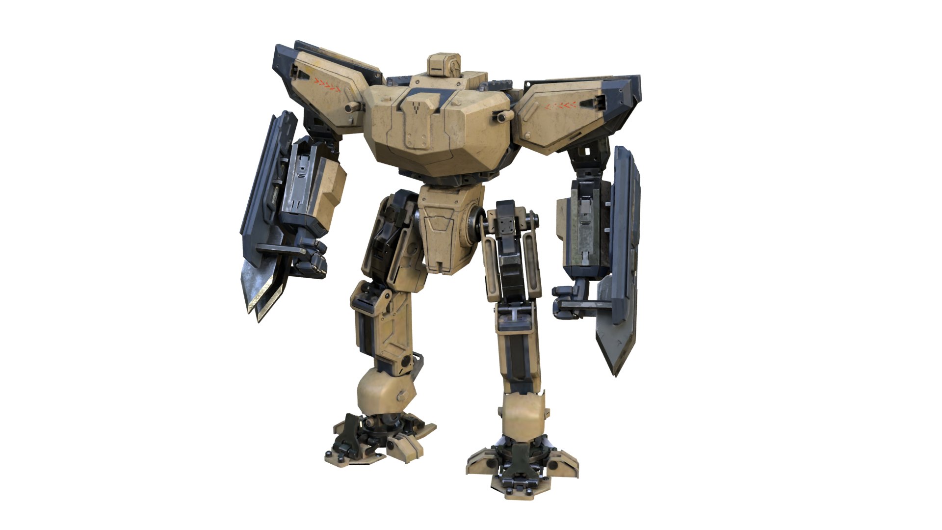 3D Robotic Mech Model - TurboSquid 2035802