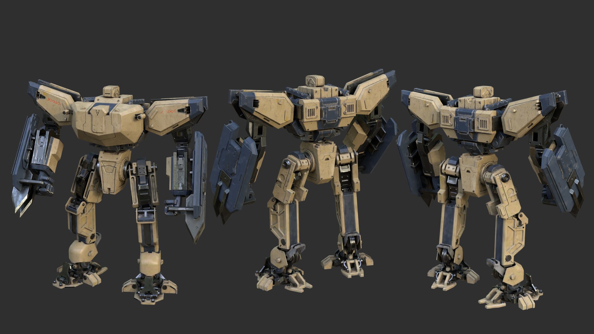 3D Robotic Mech Model - TurboSquid 2035802