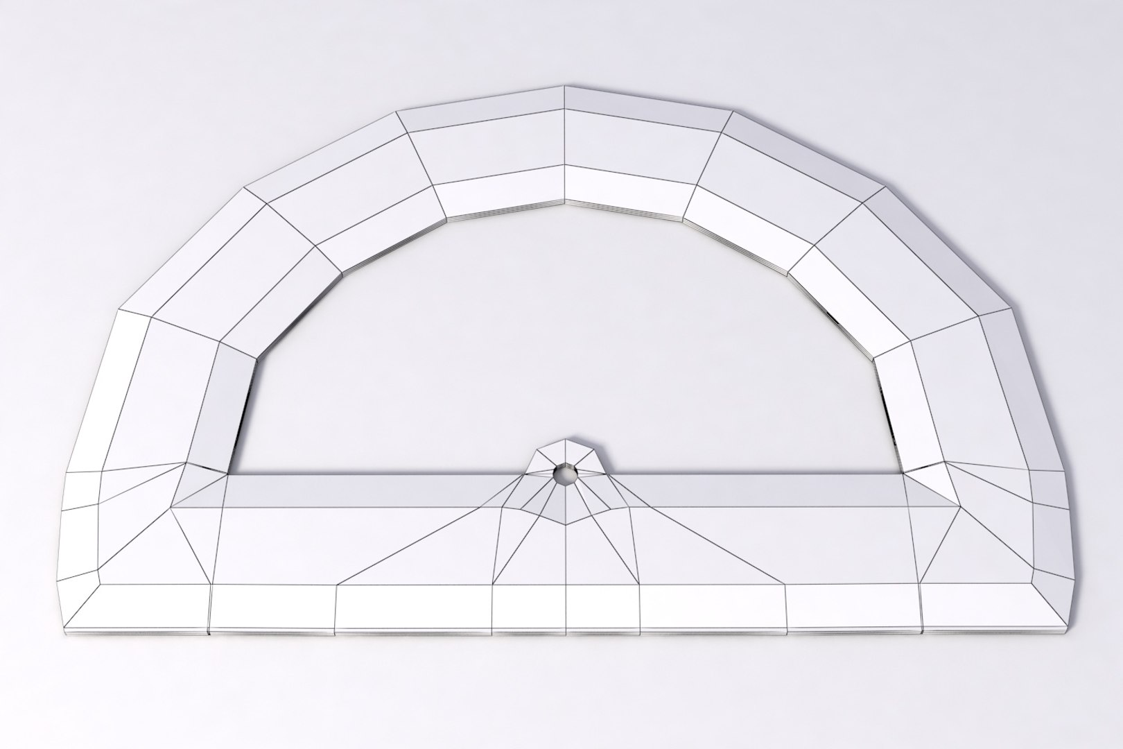 Protractor centimeters model - TurboSquid 1297854