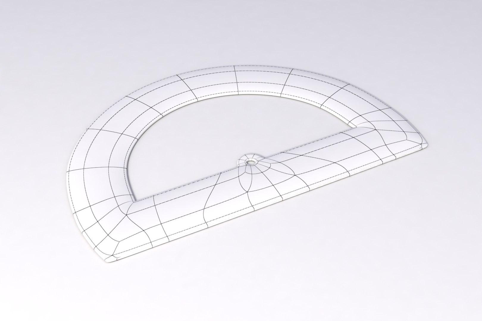 Protractor centimeters model - TurboSquid 1297854