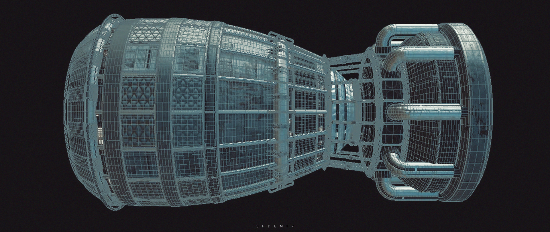 3D space engine - TurboSquid 1703334