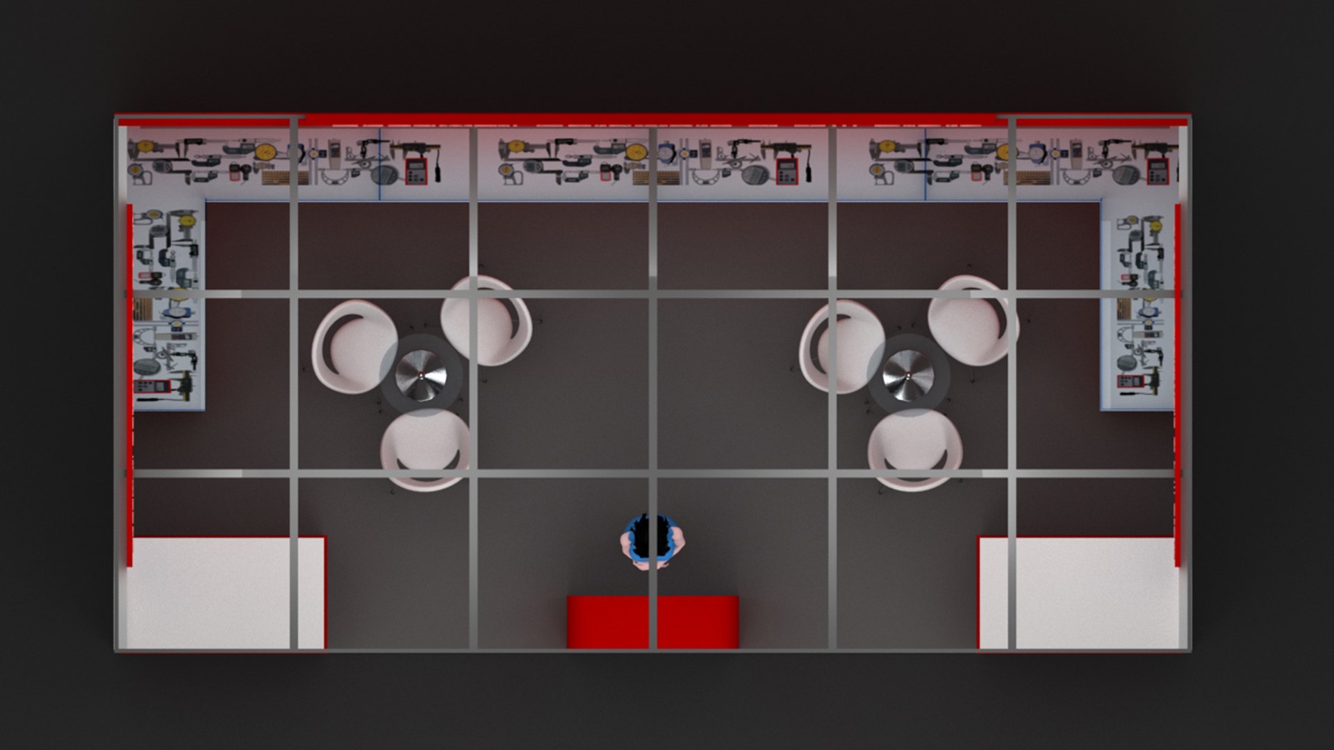 One Side Open Stand 3D Model - TurboSquid 1990970