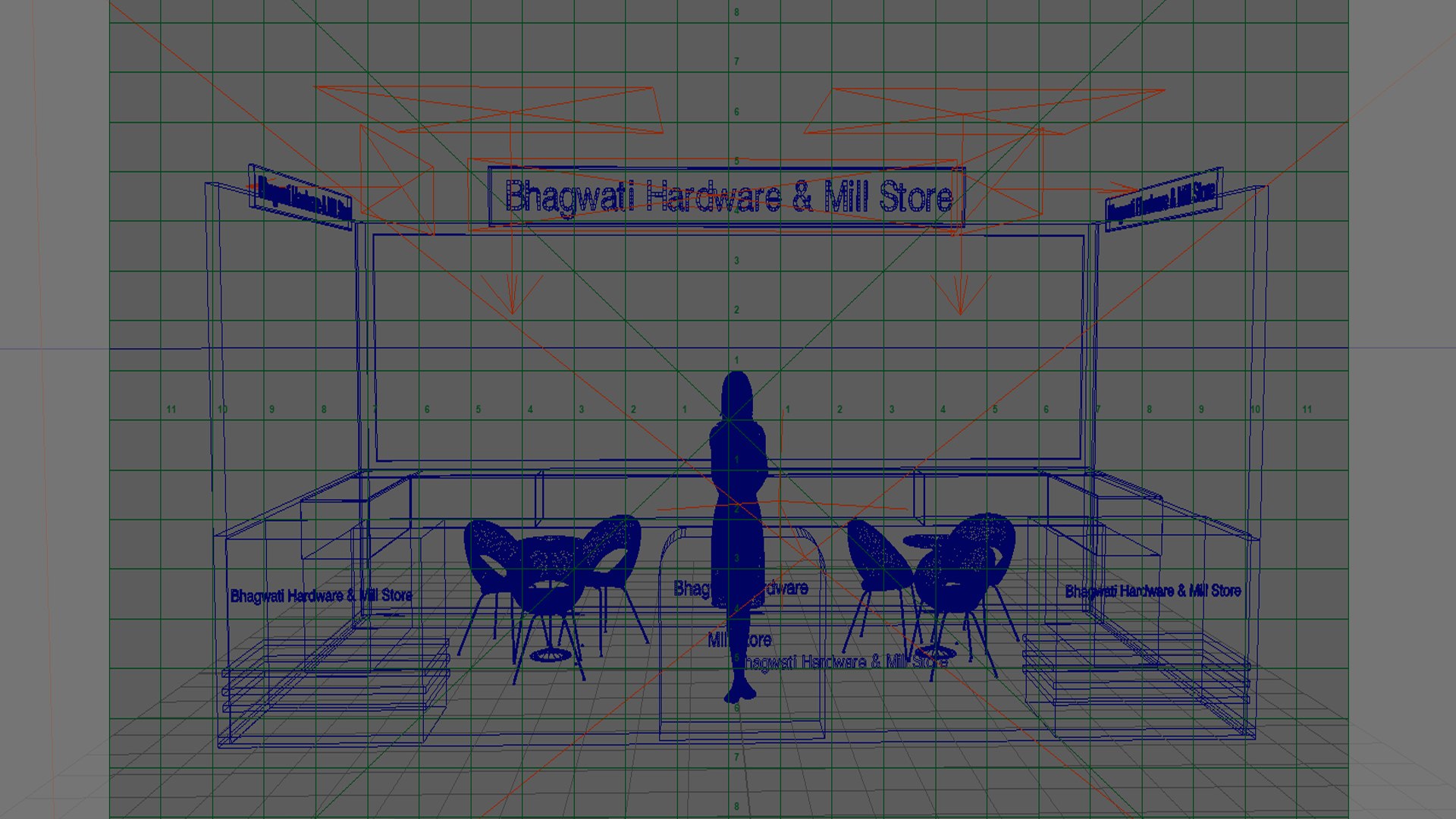 One Side Open Stand 3D Model - TurboSquid 1990970