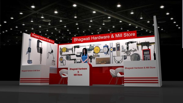 modelo 3d One side open stand - TurboSquid 1990970