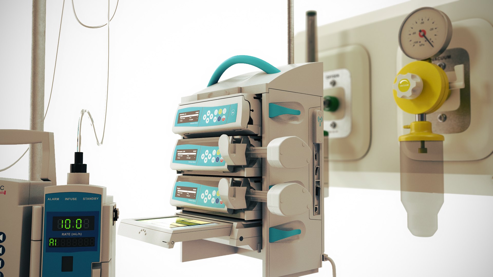 Icu patient 3D model - TurboSquid 1667085