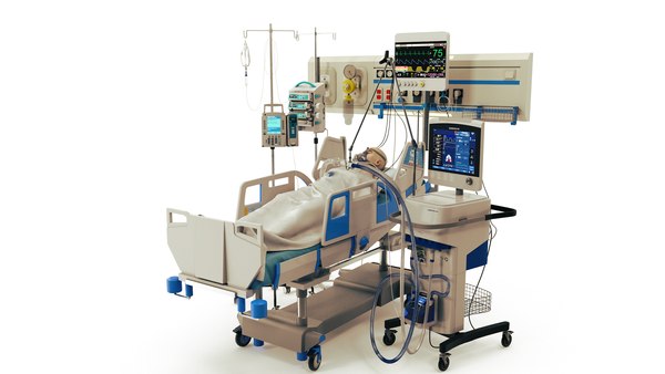 Icu patient 3D model - TurboSquid 1667085