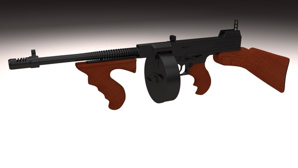 modelo 3d Thompson 1928 Tommy Gun - TurboSquid 891745