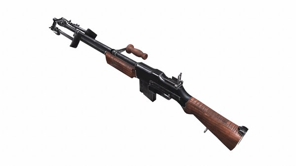 Free 3D bar m1918 browning automatic - TurboSquid 1633972