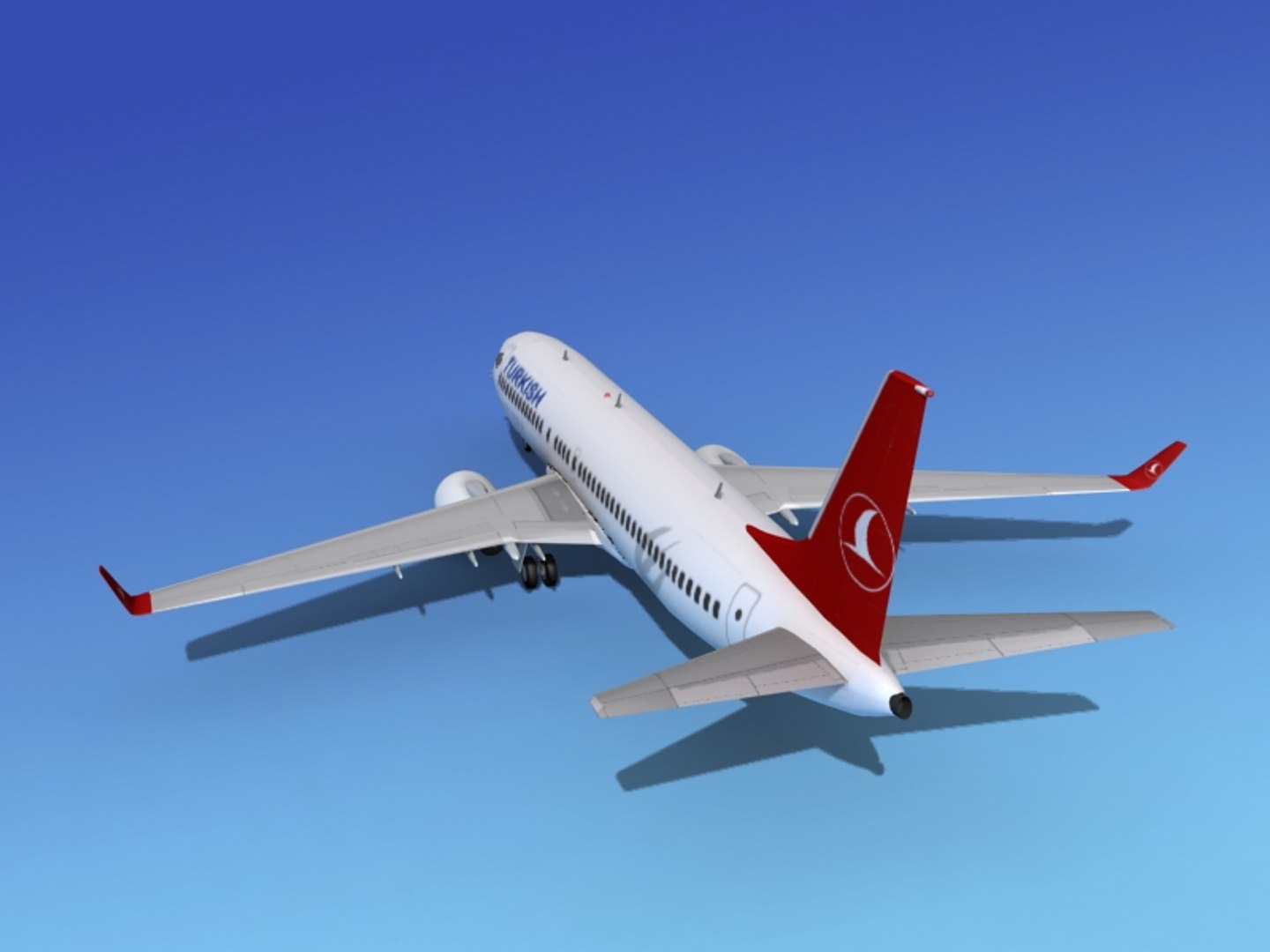 3d Model Of Boeing 737-800 737