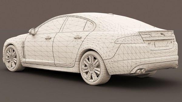 Jaguar xfr 2003 3D model - TurboSquid 2044219