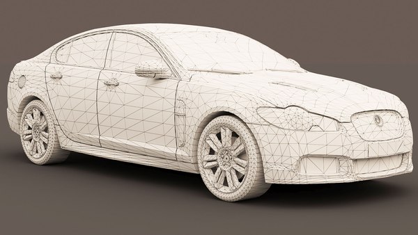 Jaguar xfr 2003 3D model - TurboSquid 2044219