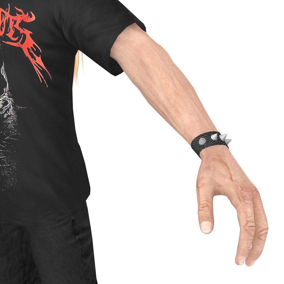 Guitar Player 3D Model - TurboSquid 1304767