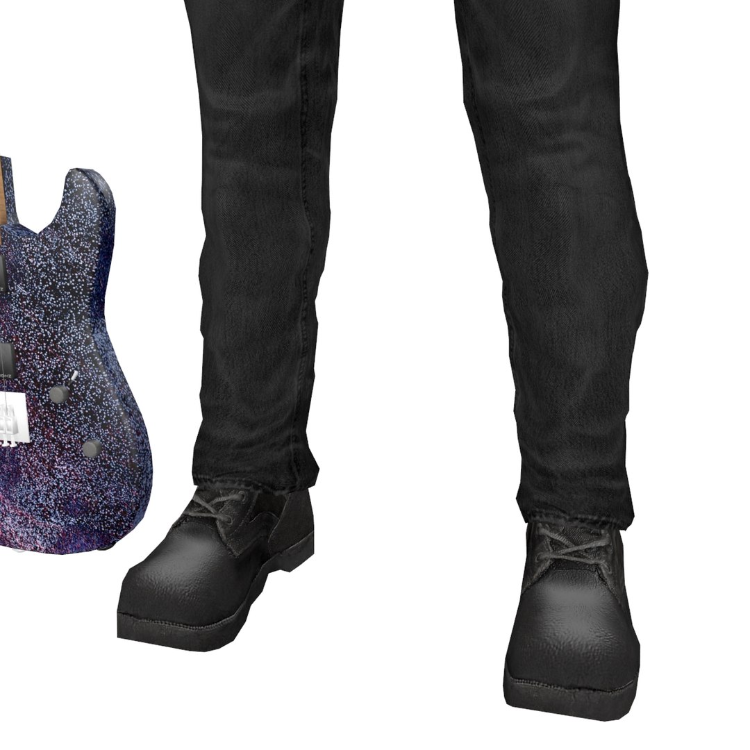 Guitar Player 3D Model - TurboSquid 1304767