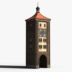 Download 3D Clock Tower Blender Models - TurboSquid
