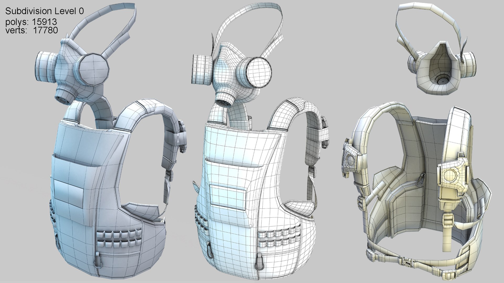 3D Backpack Mask - TurboSquid 1684583
